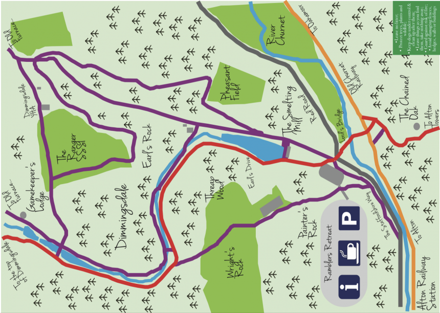 map - Ramblers Retreat Ramblers Retreat | Dimmingsdale