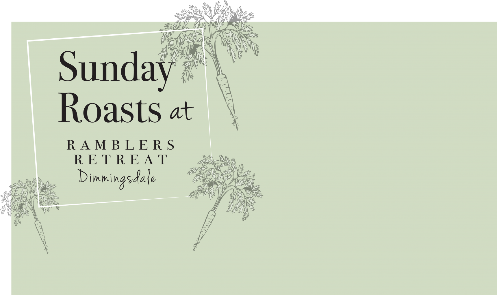 Sunday Lunches are back! - Ramblers Retreat Ramblers Retreat | Dimmingsdale